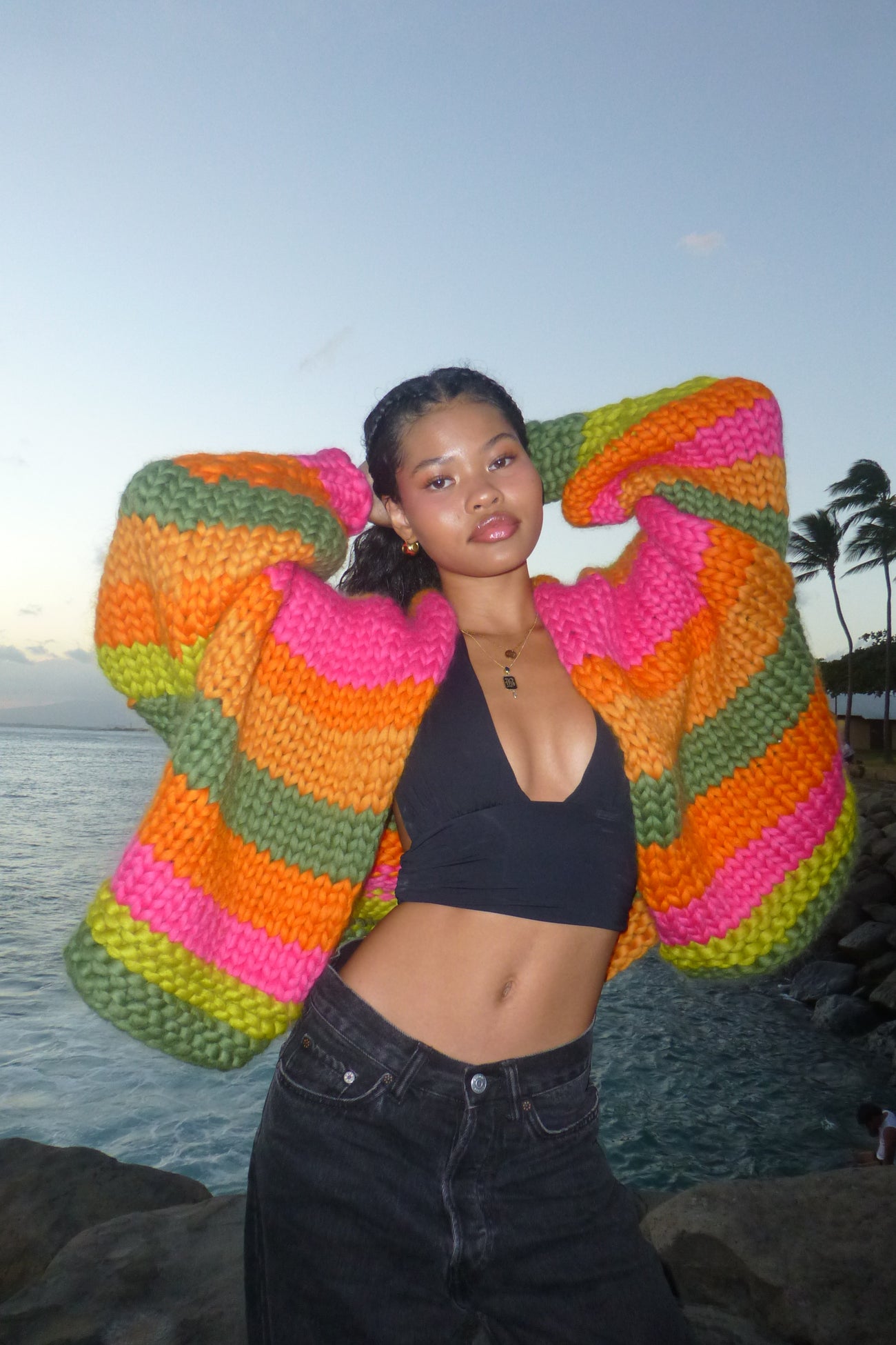 Aphaea Chunky Knit Cardigan | Hope Macaulay