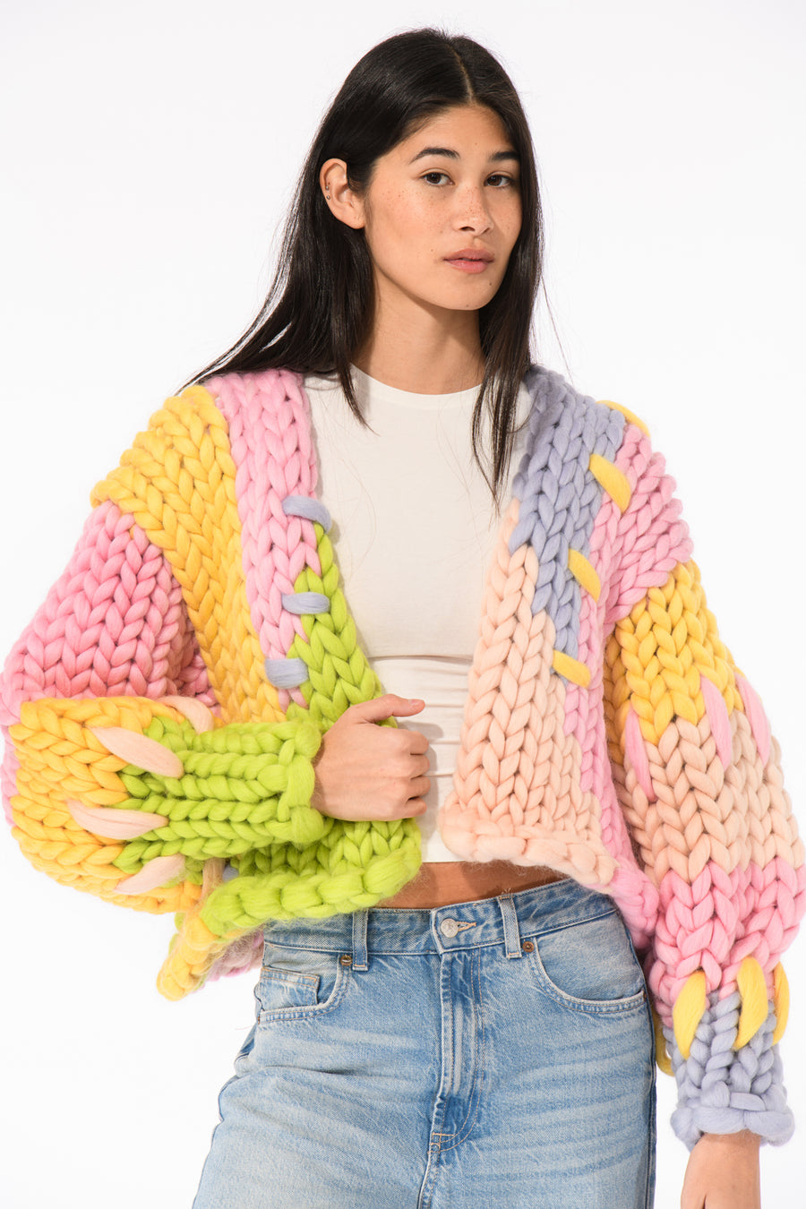 Pastel Colossal Knit Cardigan | Hope Macaulay
