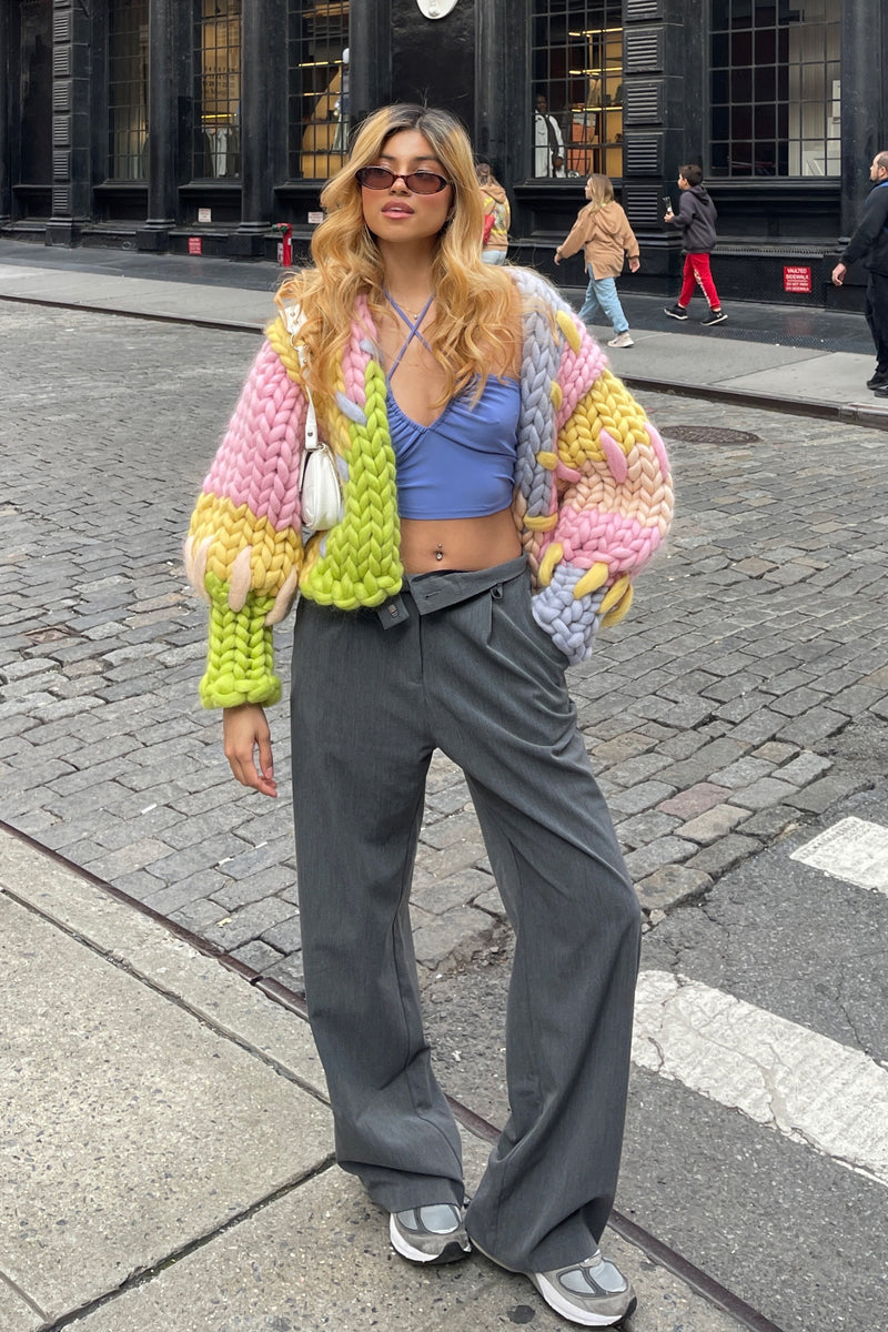 Pastel Colossal Knit Jacket | Hope Macaulay