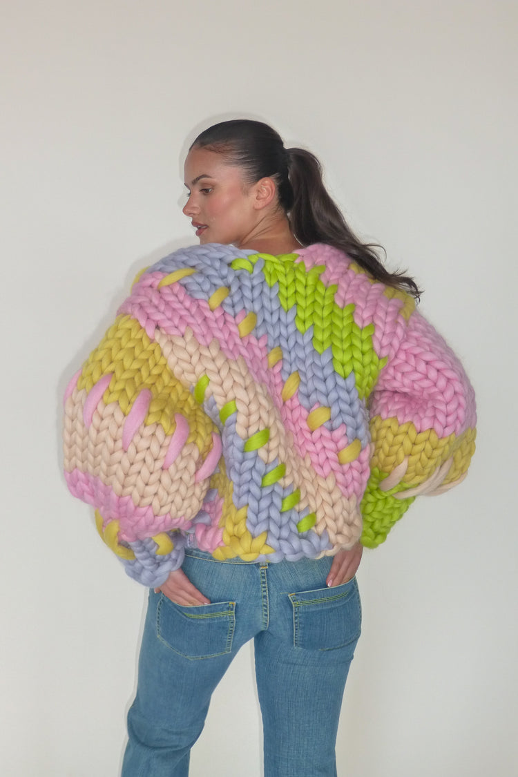 Pastel Colossal Knit Cardigan | Hope Macaulay